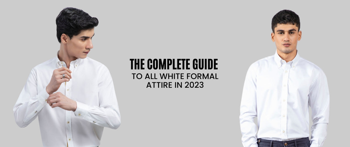The Complete Guide to All White Formal Attire in 2023 – Brumano