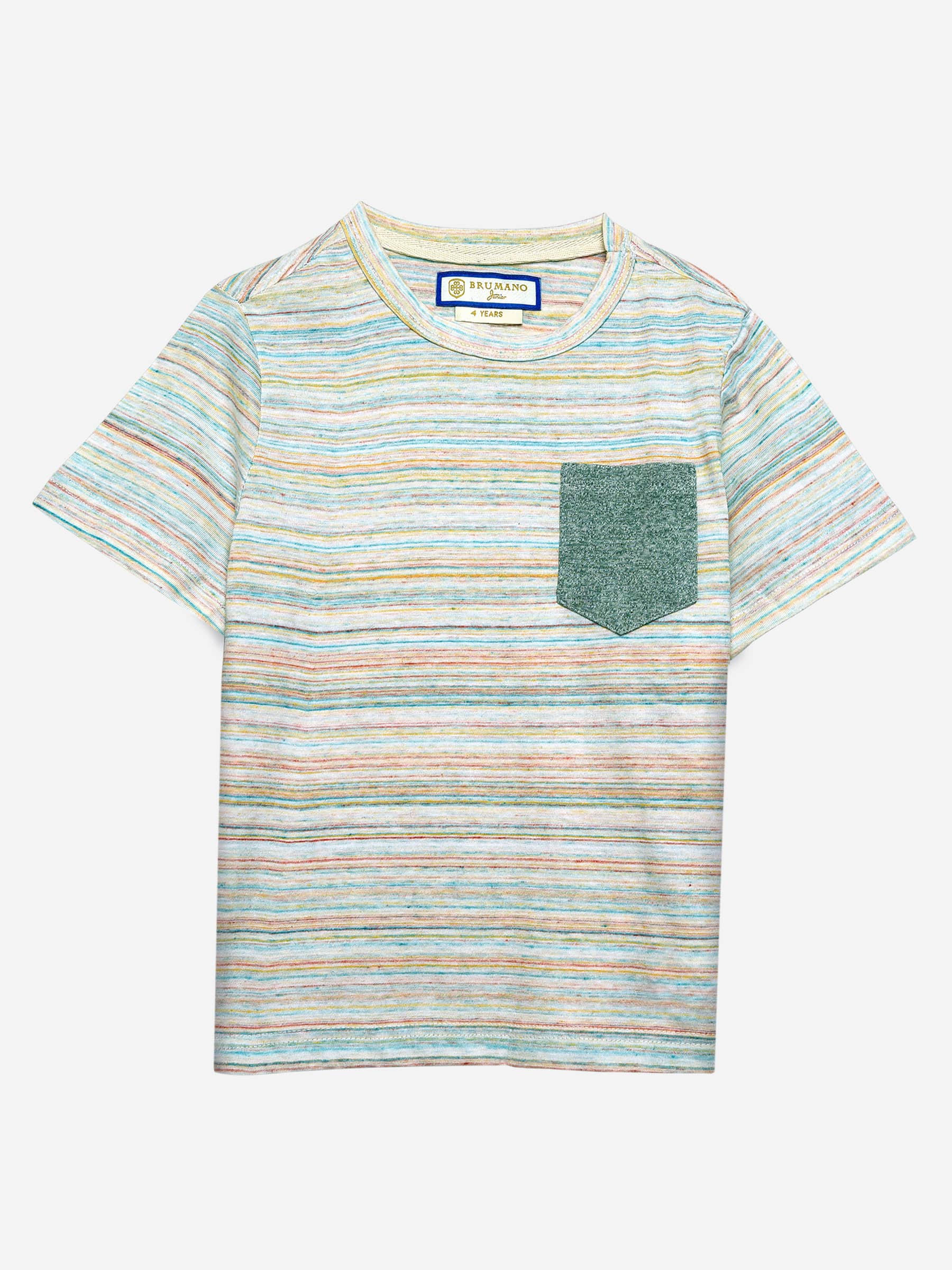 Multi Color Striped T-Shirt – Brumano